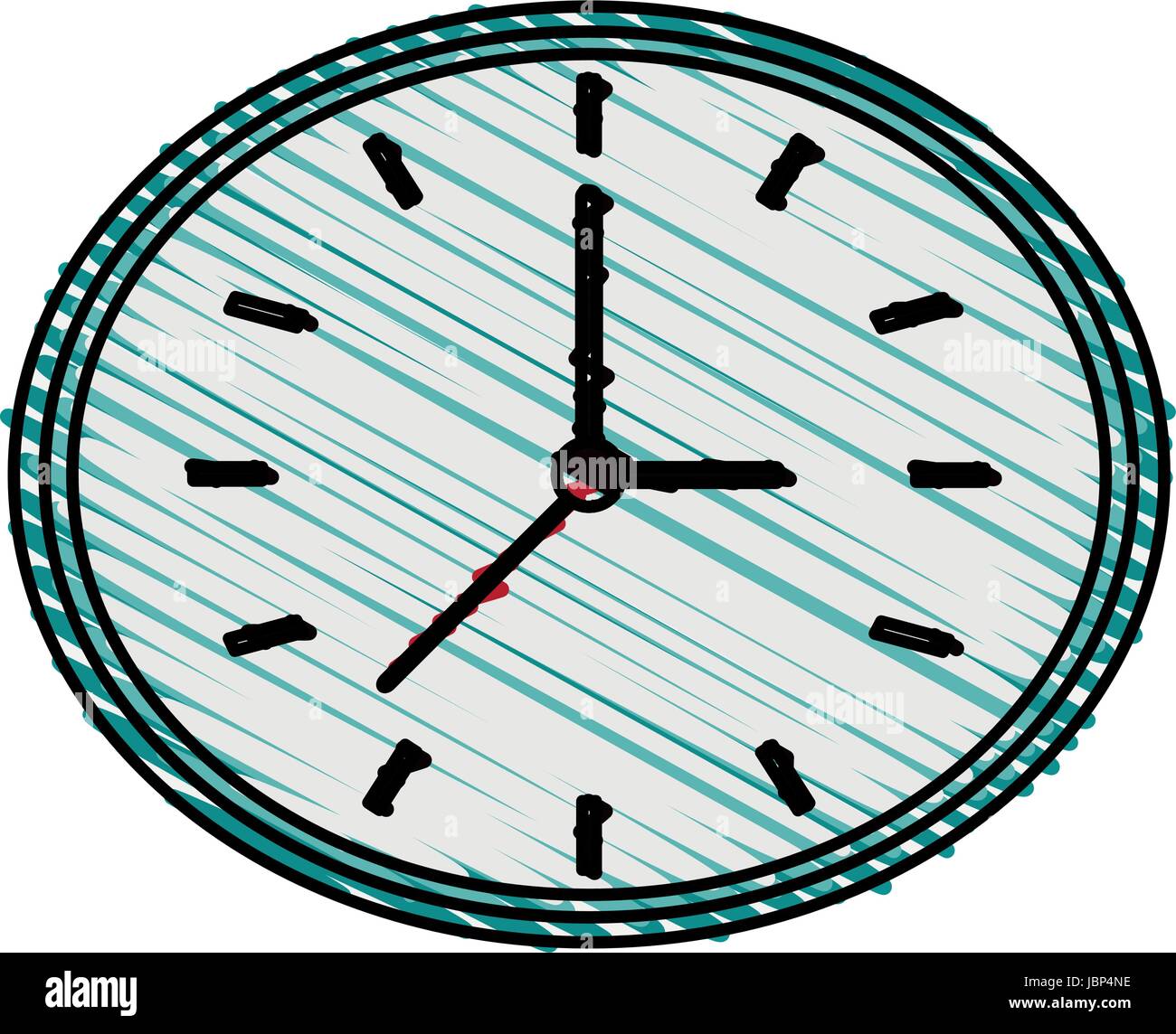 clock doodle illustration Stock Vector Image & Art - Alamy