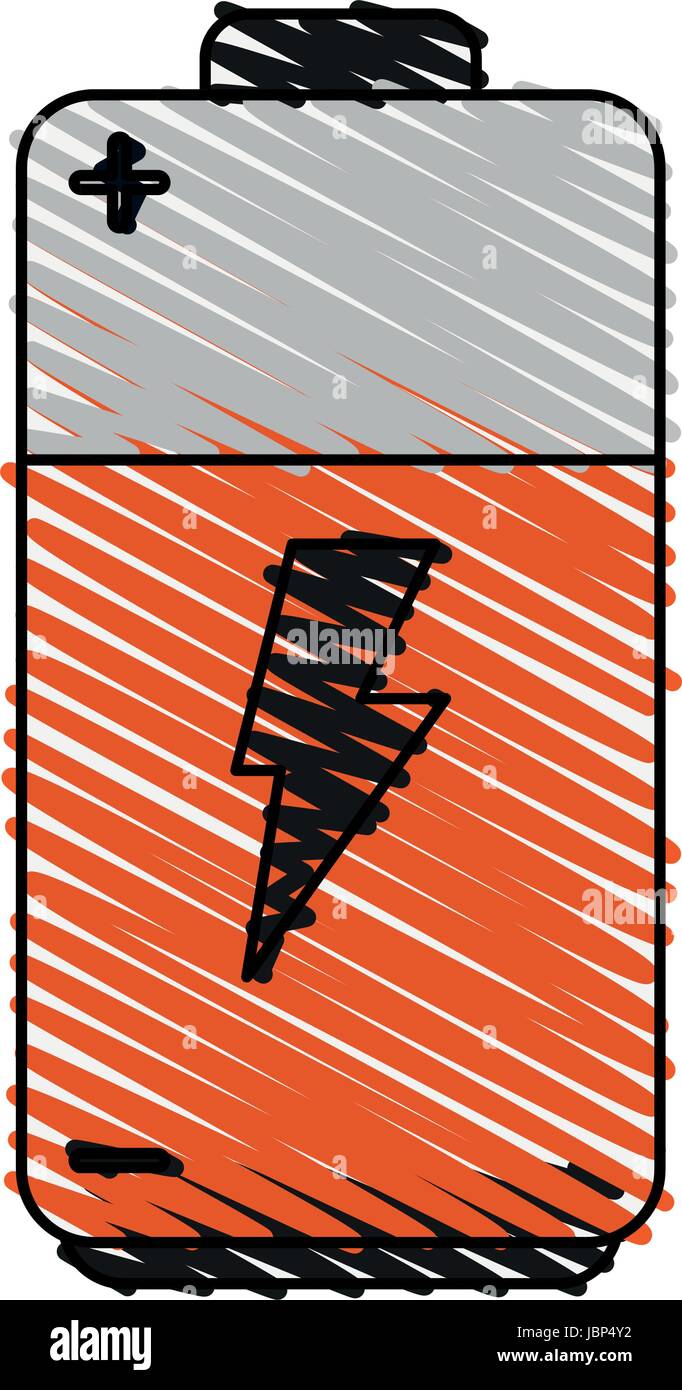 battery illustration cartoon doodle Stock Vector Image & Art - Alamy