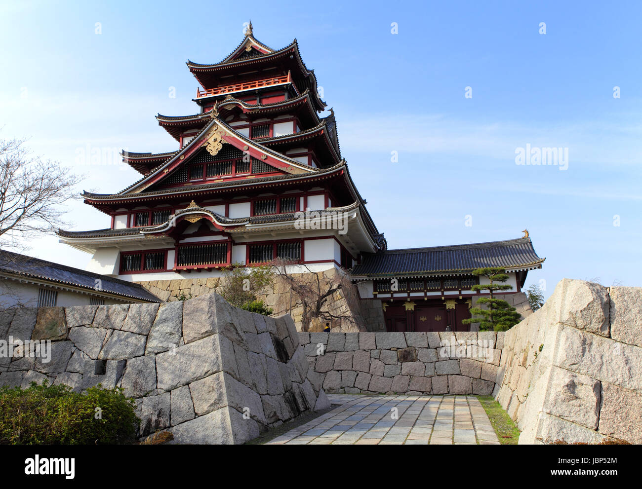 Japanese castle in Kyoto Stock Photo - Alamy