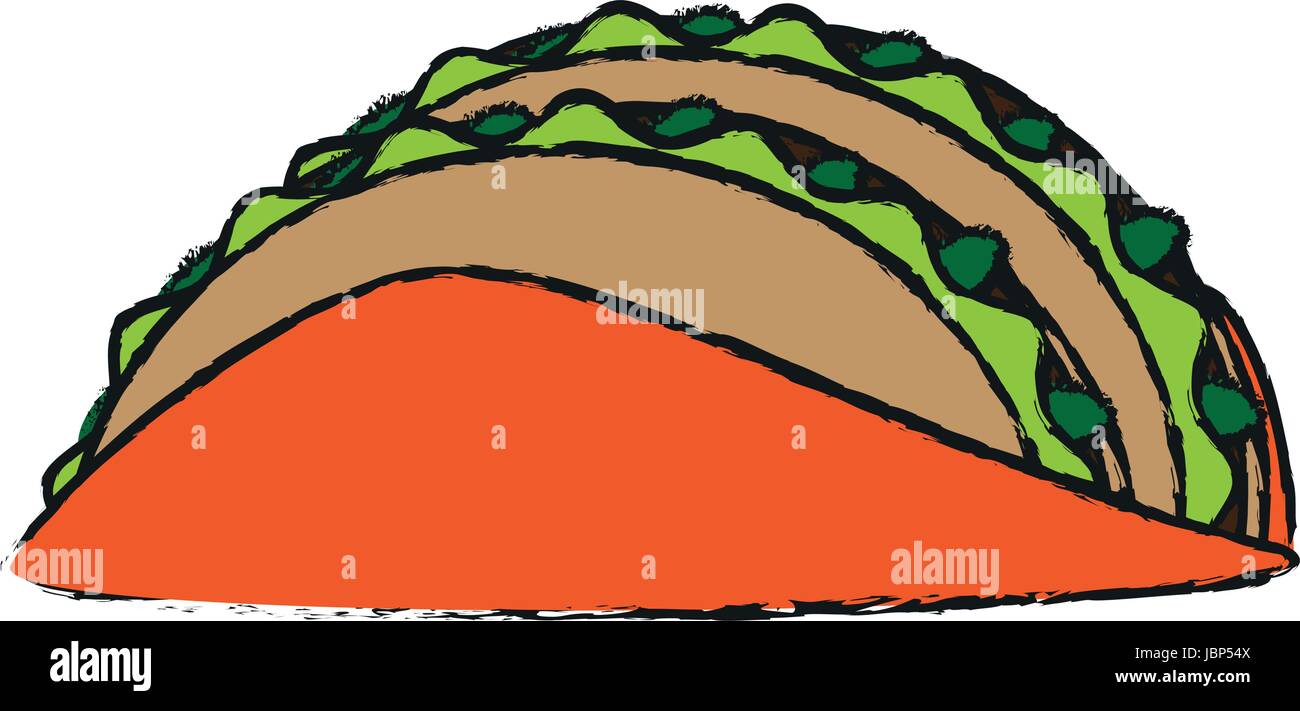 tacos food draw illustration Stock Vector Image & Art - Alamy
