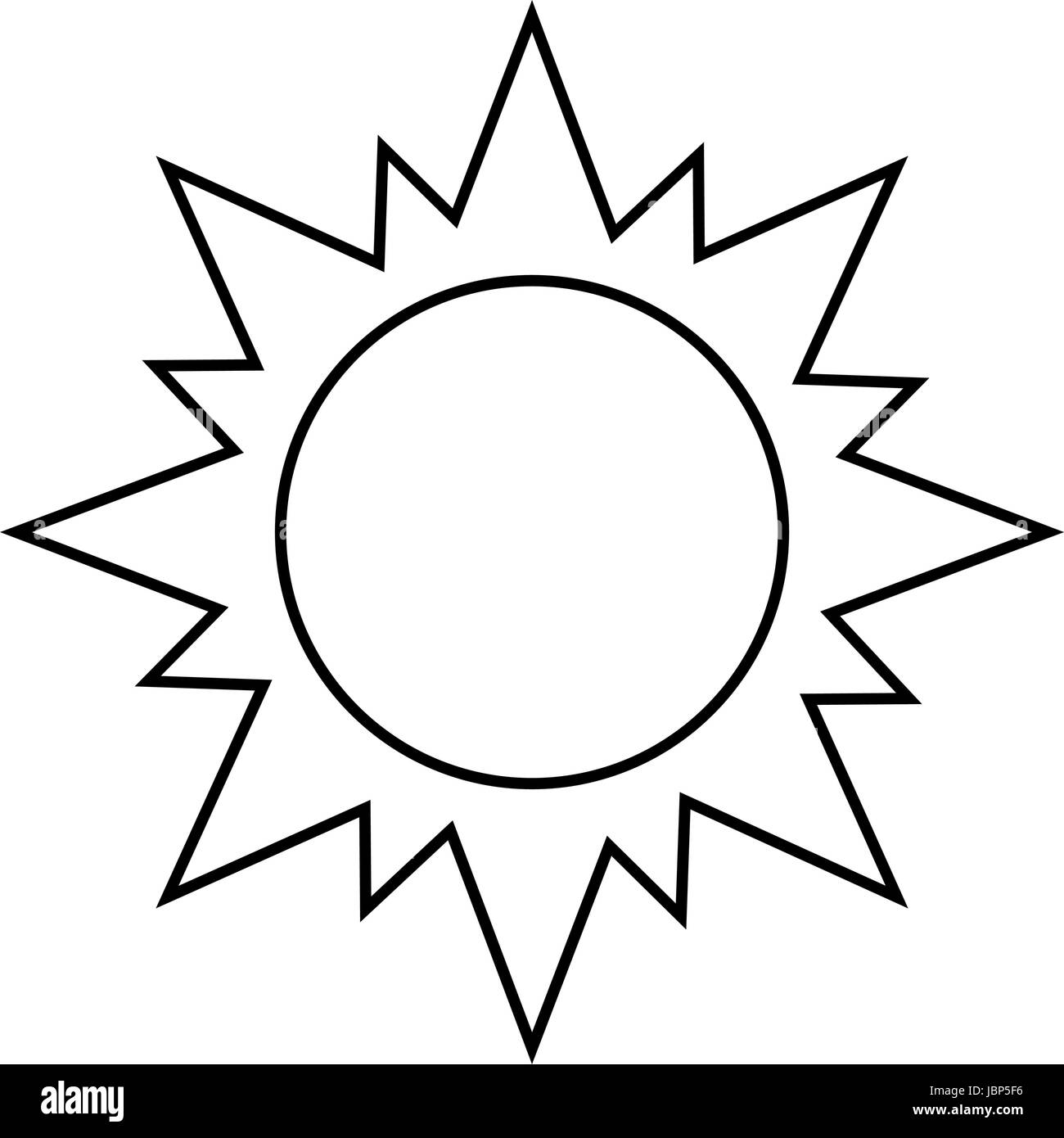 sun silhouette illustration Stock Vector Image & Art - Alamy