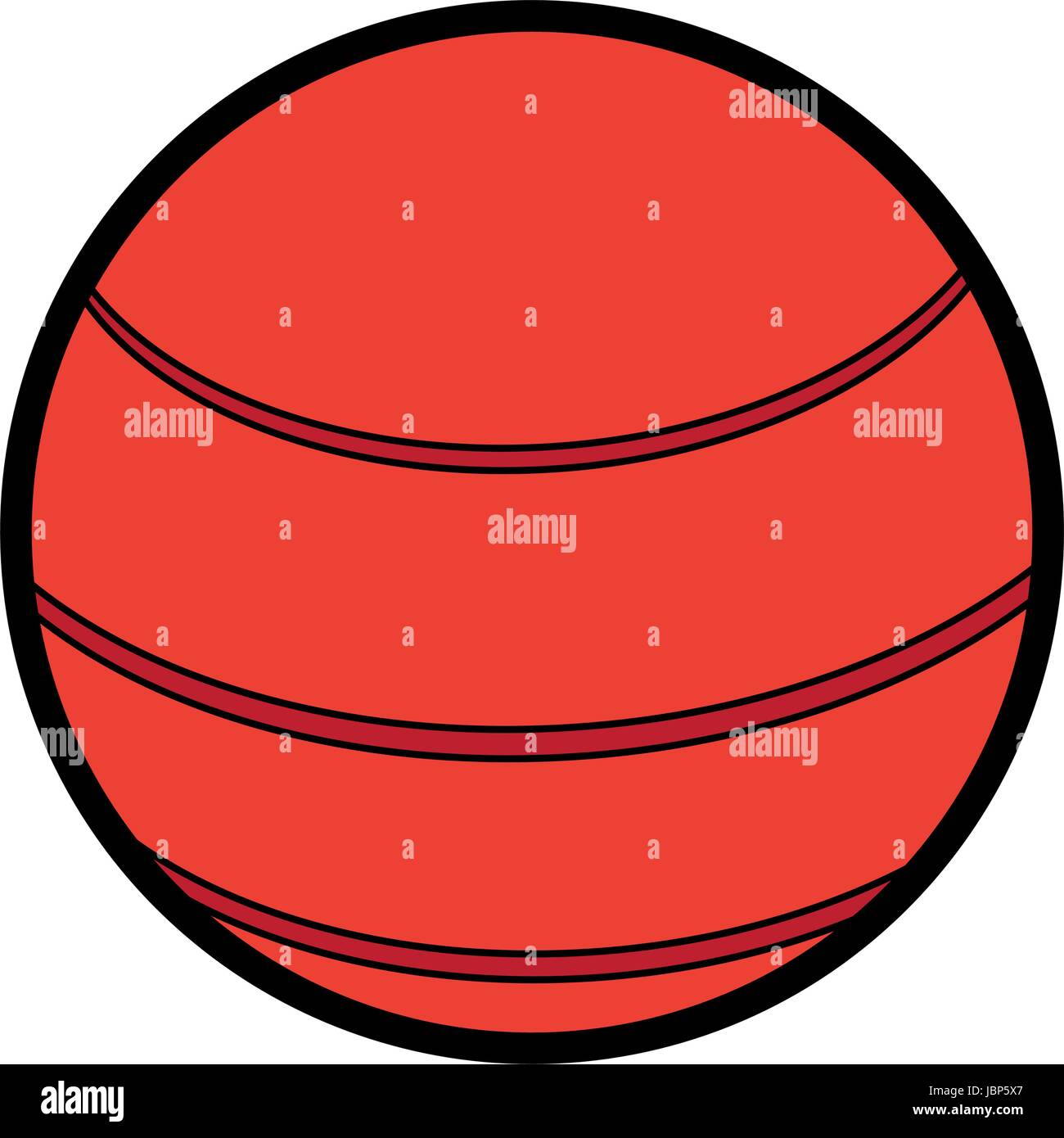 ball sport red flat Stock Vector Image & Art - Alamy