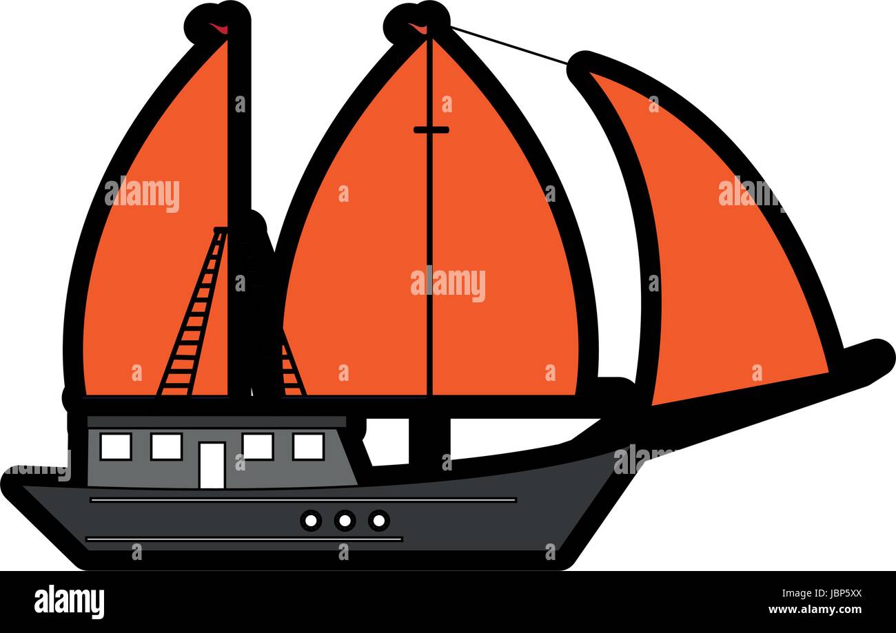 boat tourist illustration Stock Vector Image & Art - Alamy