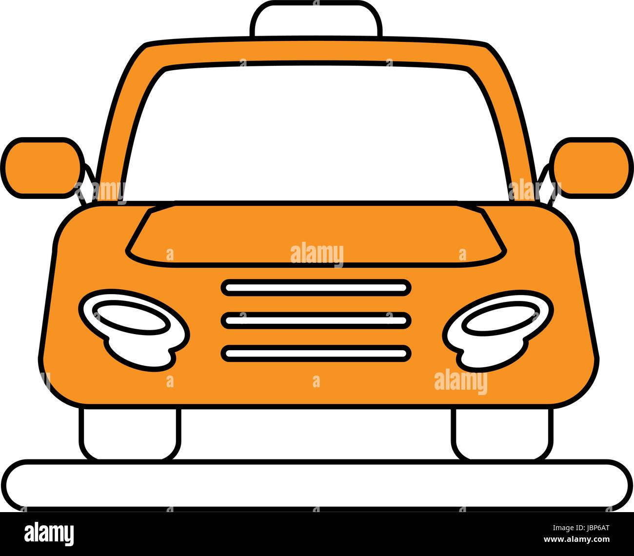 cab flat illustration Stock Vector Image & Art - Alamy