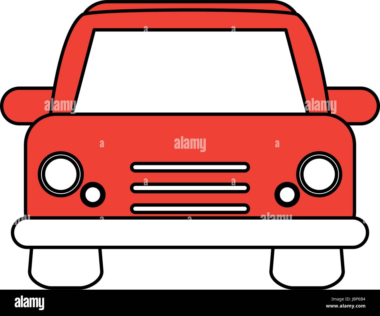car flat illustration Stock Vector Image & Art - Alamy