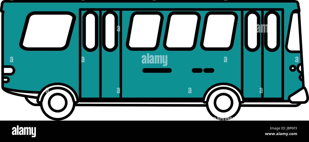 bus flat illustration Stock Vector Image & Art - Alamy