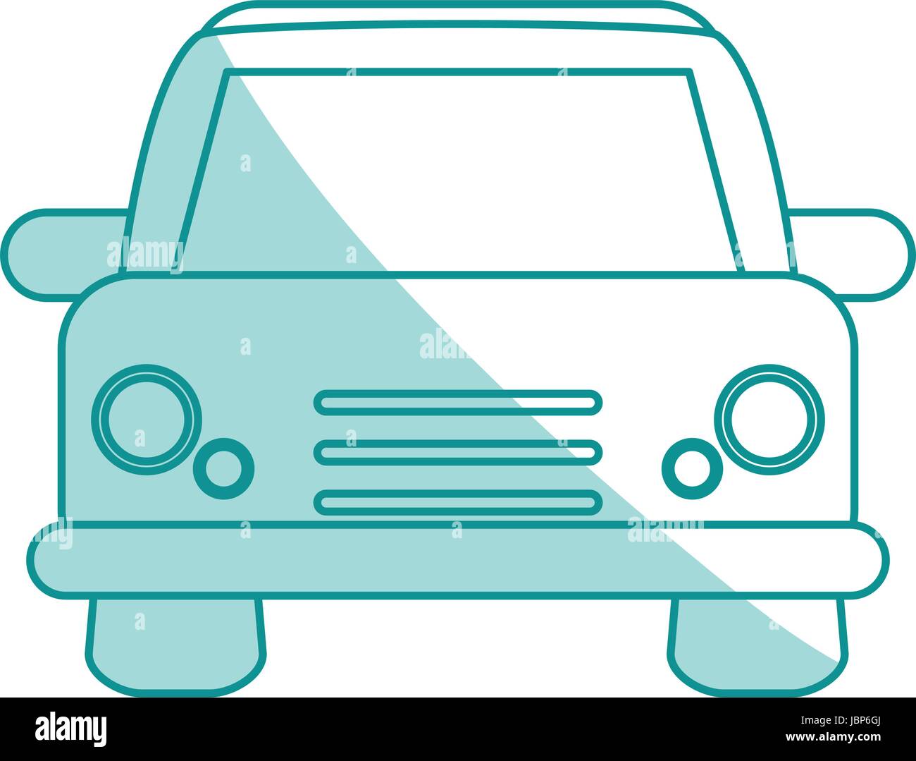 car flat illustration shadow Stock Vector Image & Art - Alamy