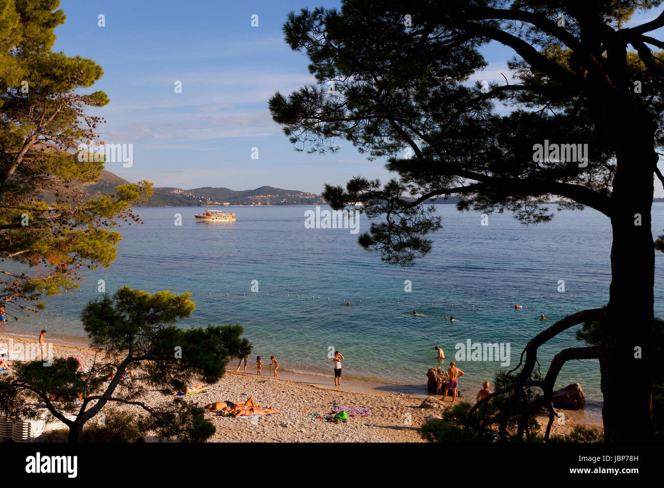 Seafront, Mlini, Croatia Stock Photo - Alamy