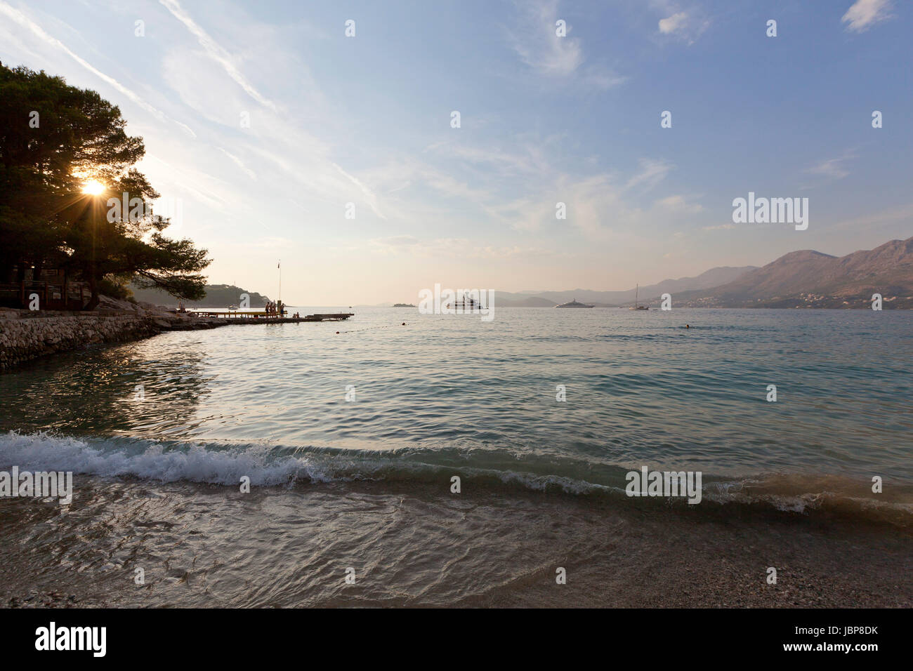 View of bay, Cavtat, Croatia Stock Photo - Alamy