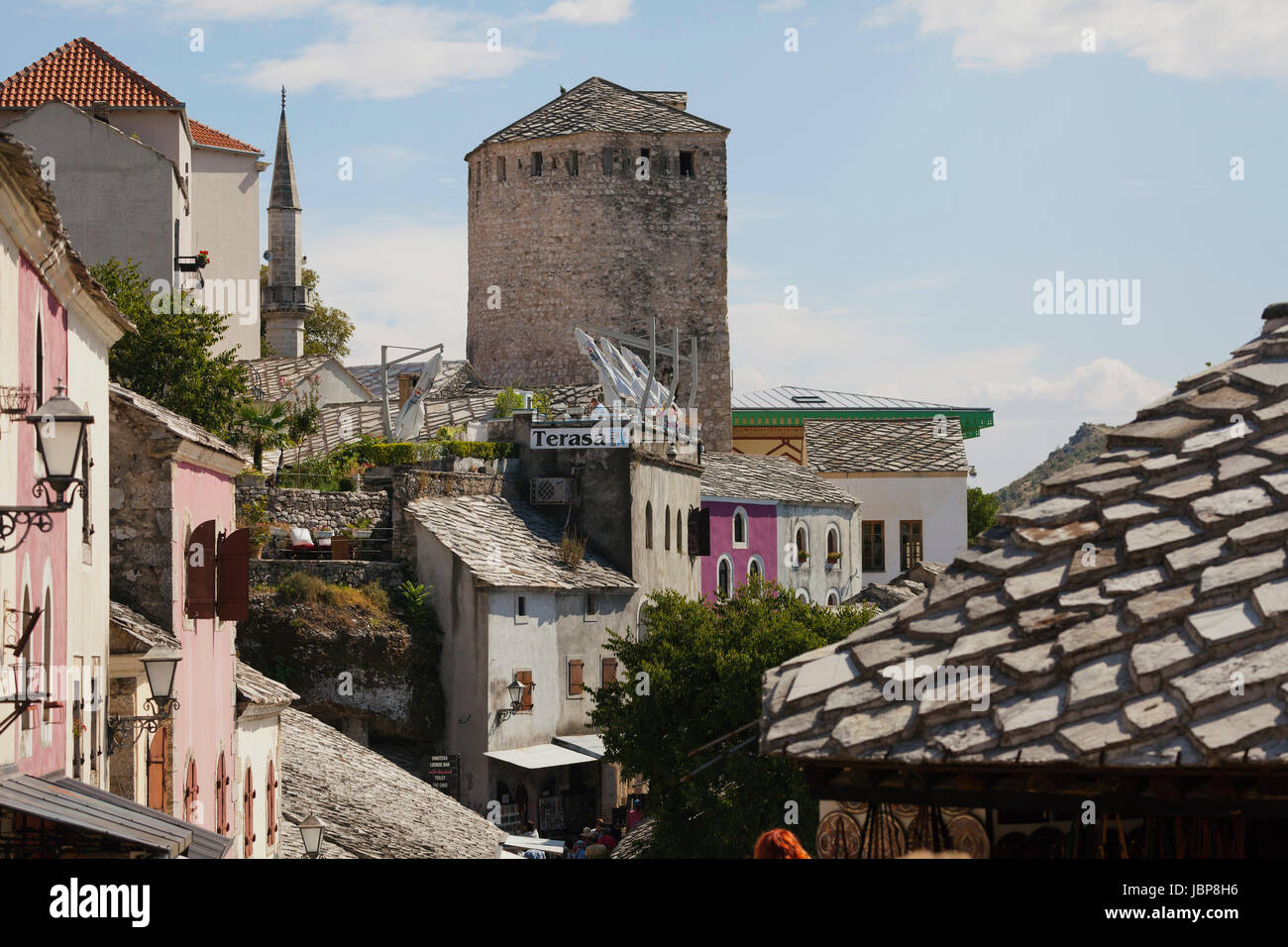 Old buildings in Mostar Stock Photo - Alamy