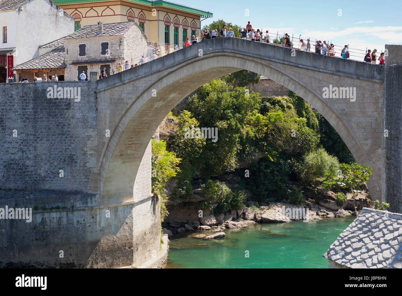 Mostar bridge rebuilt after hi-res stock photography and images - Alamy