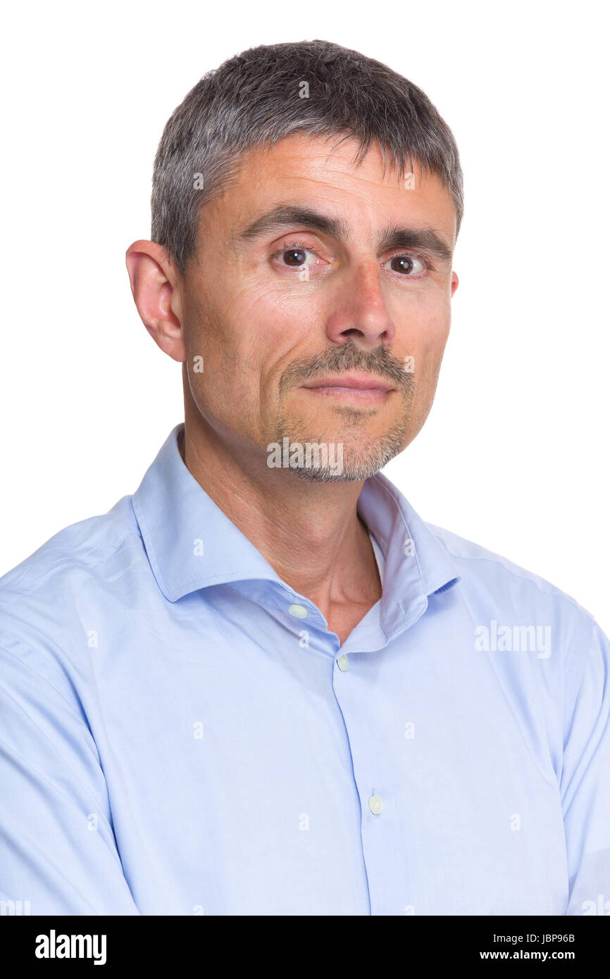 Caucasian man portrait Stock Photo - Alamy