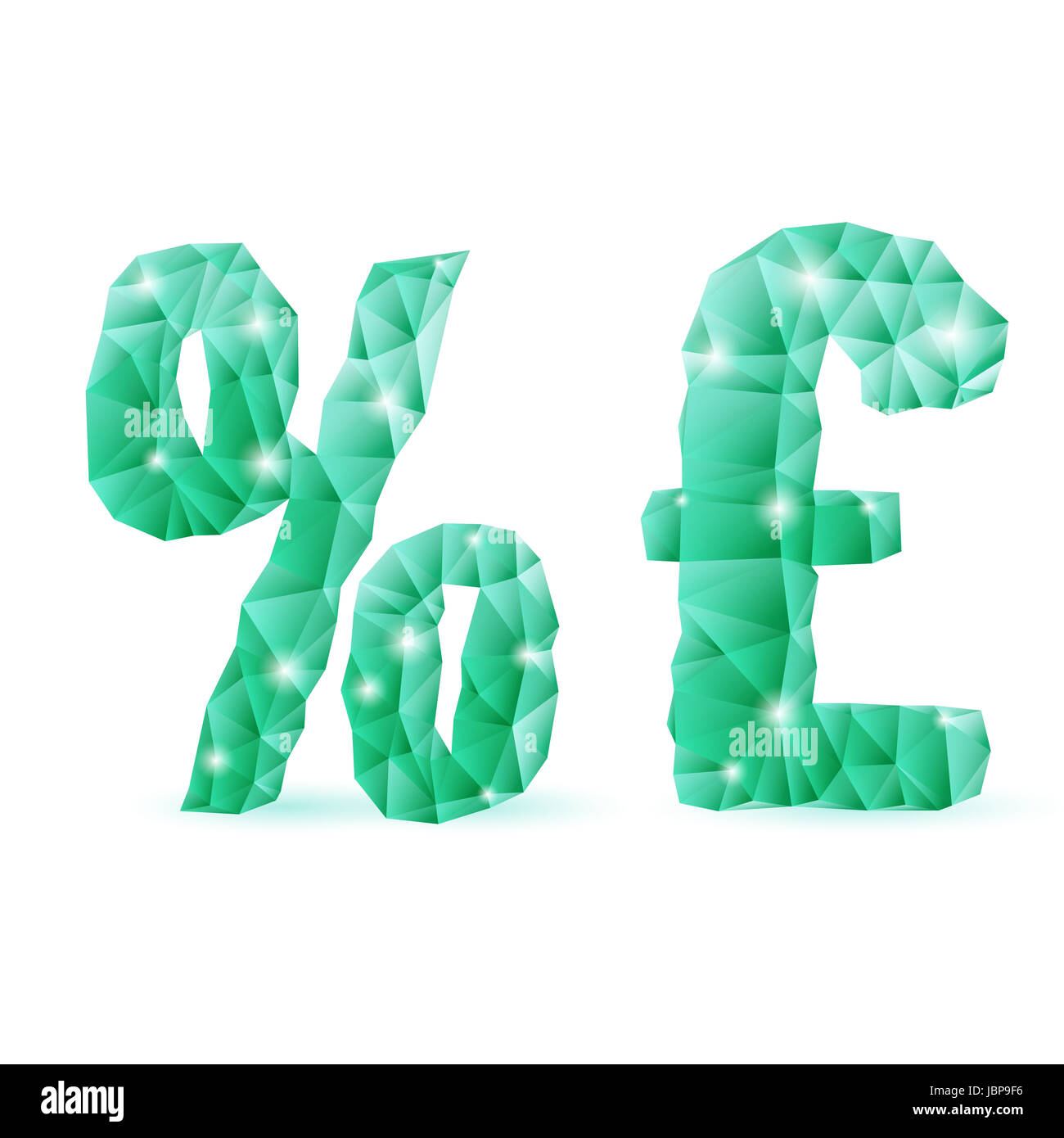 Green pound sign font hi-res stock photography and images - Alamy