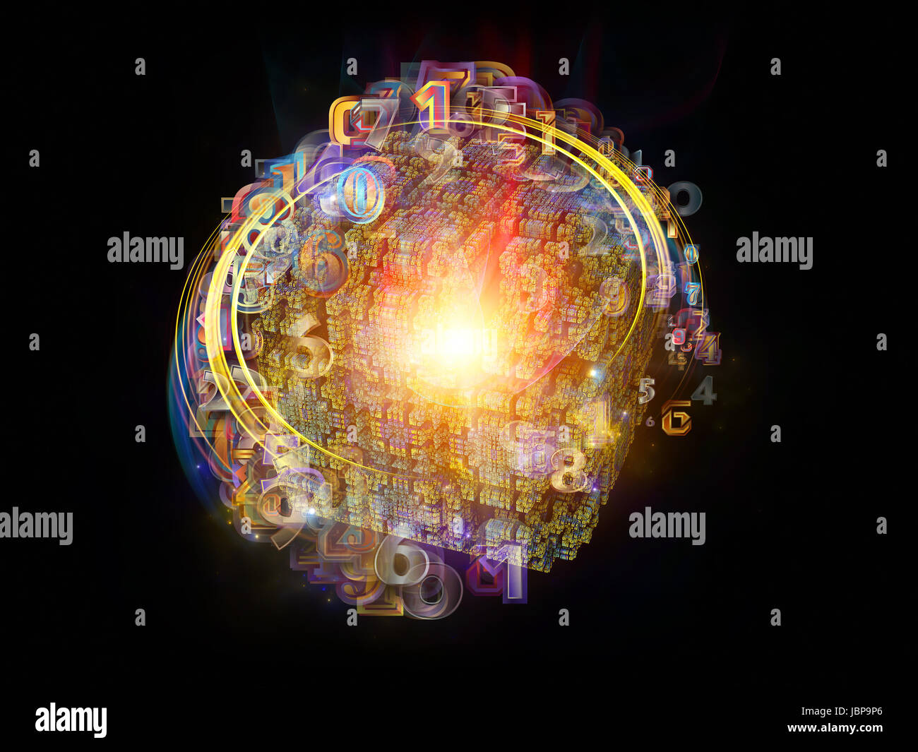 Conceptual Particle series. Composition of fractal and conceptual ...