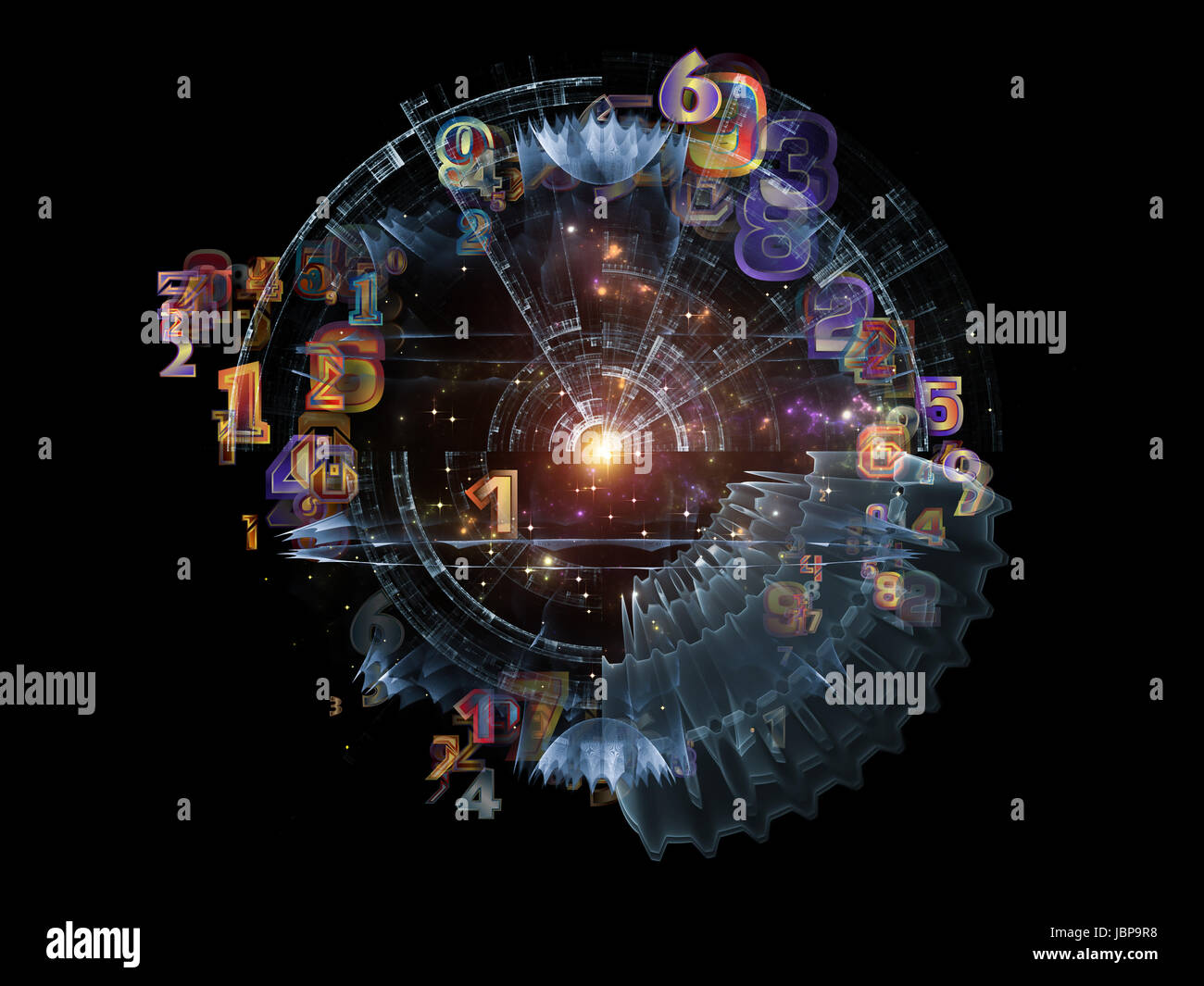 Conceptual Particle series. Composition of fractal and conceptual ...