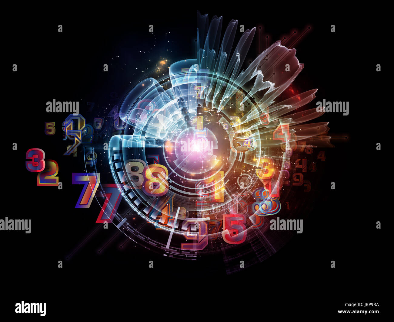 Conceptual Particle series. Composition of fractal and conceptual ...
