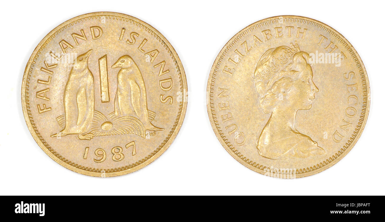 Single coin isolated on white Stock Photo - Alamy