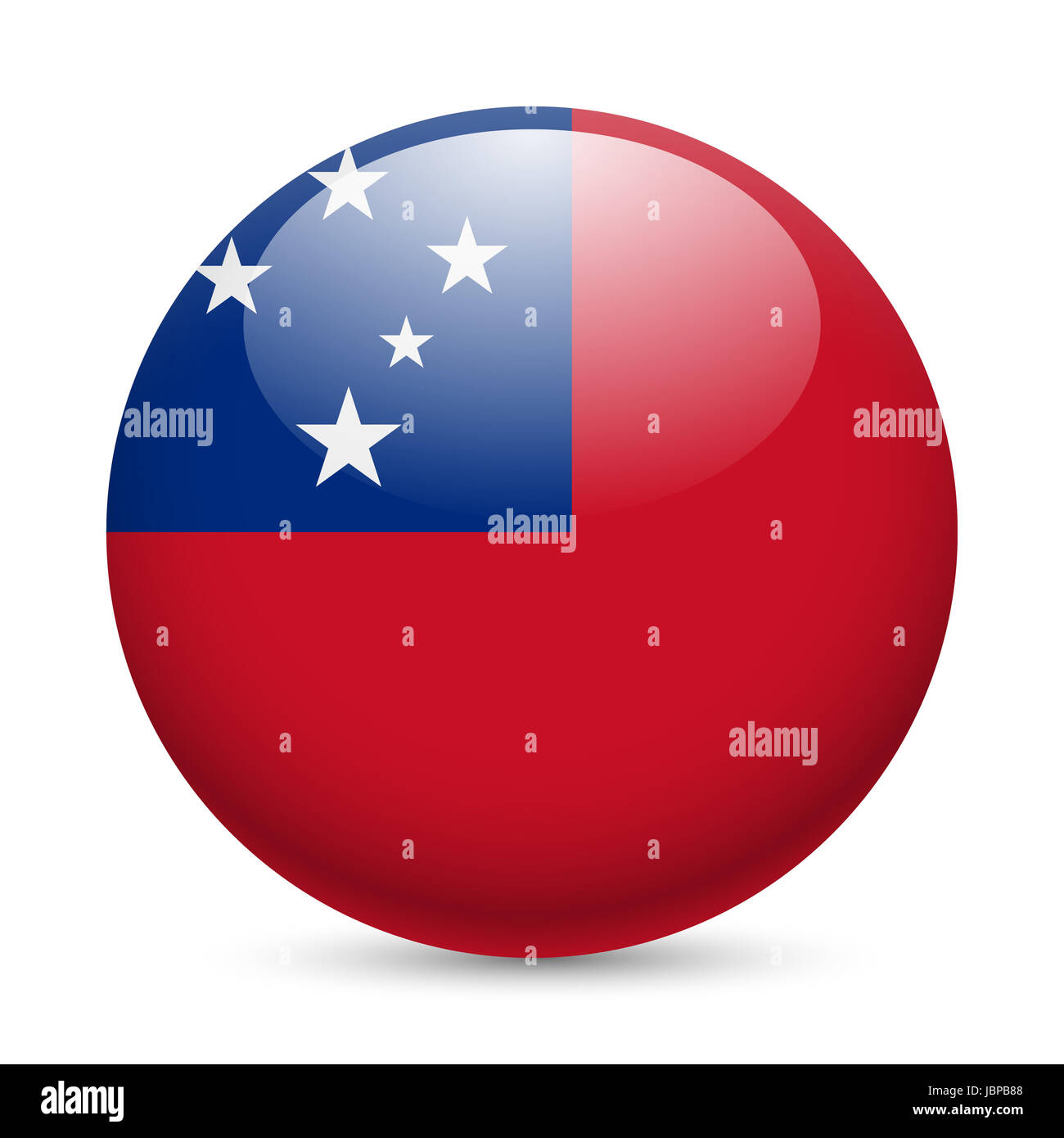 Samoan flag Cut Out Stock Images & Pictures - Alamy