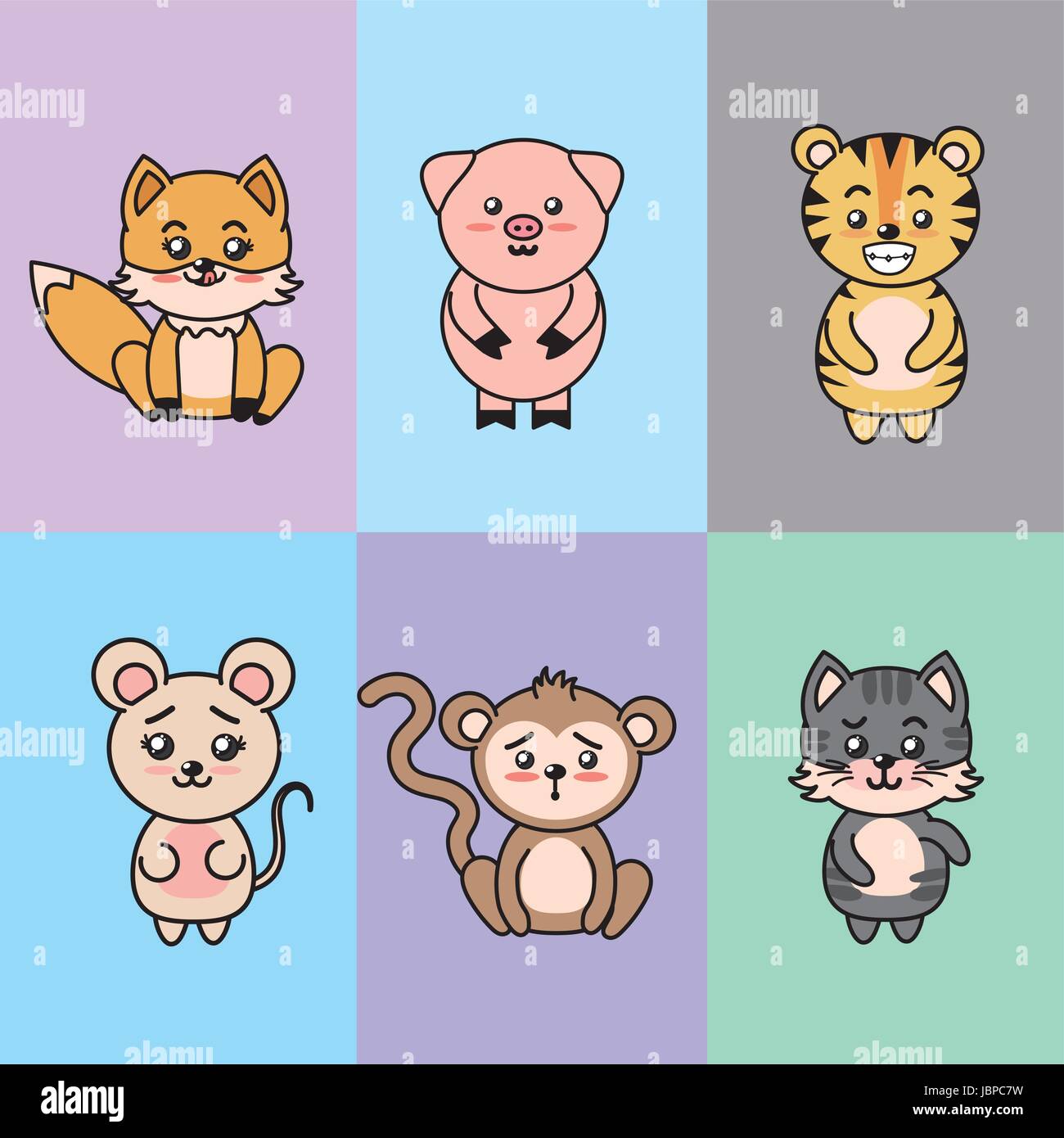 Monkey expressions Stock Vector Images - Alamy