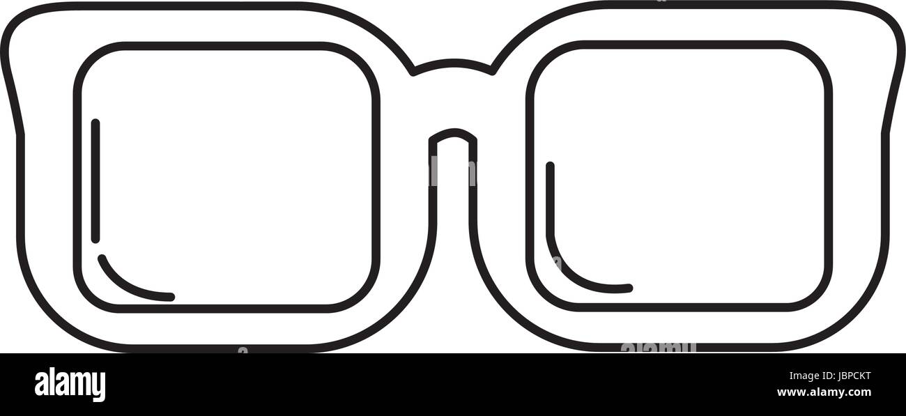 line optical glasses to can see better Stock Vector Image & Art - Alamy