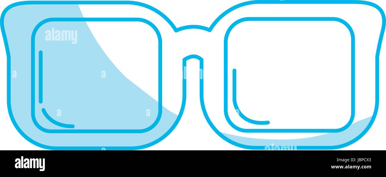 silhouette optical glasses to can see better Stock Vector Image & Art ...
