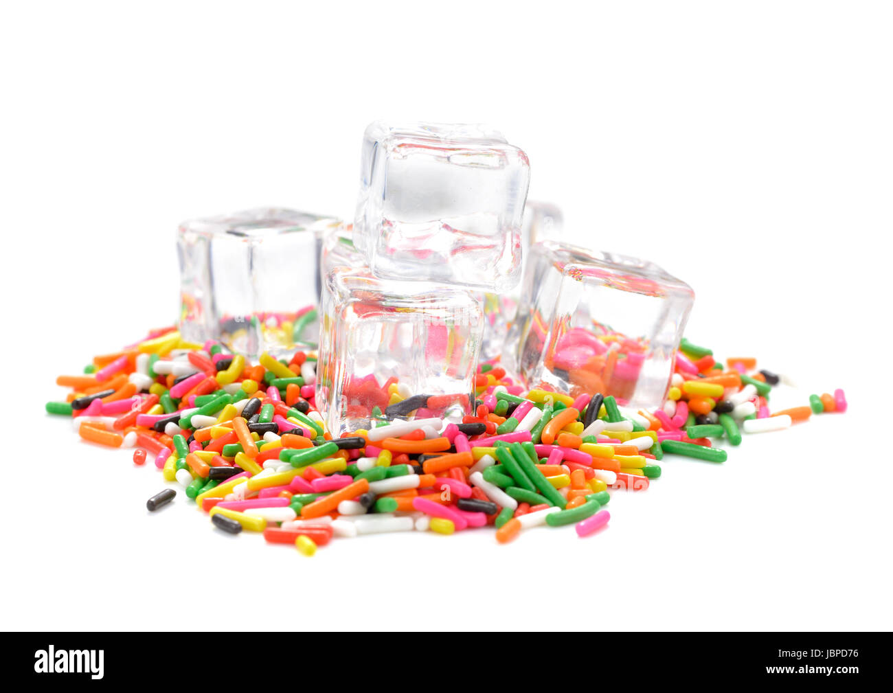 Ice Confectionery On Ice Cube Cubes High Resolution Stock Photography ...
