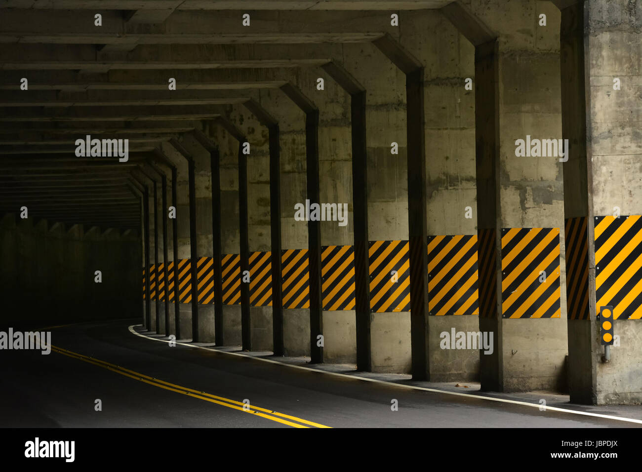 Entrance Road Tunnel Traffic Signs High Resolution Stock Photography ...