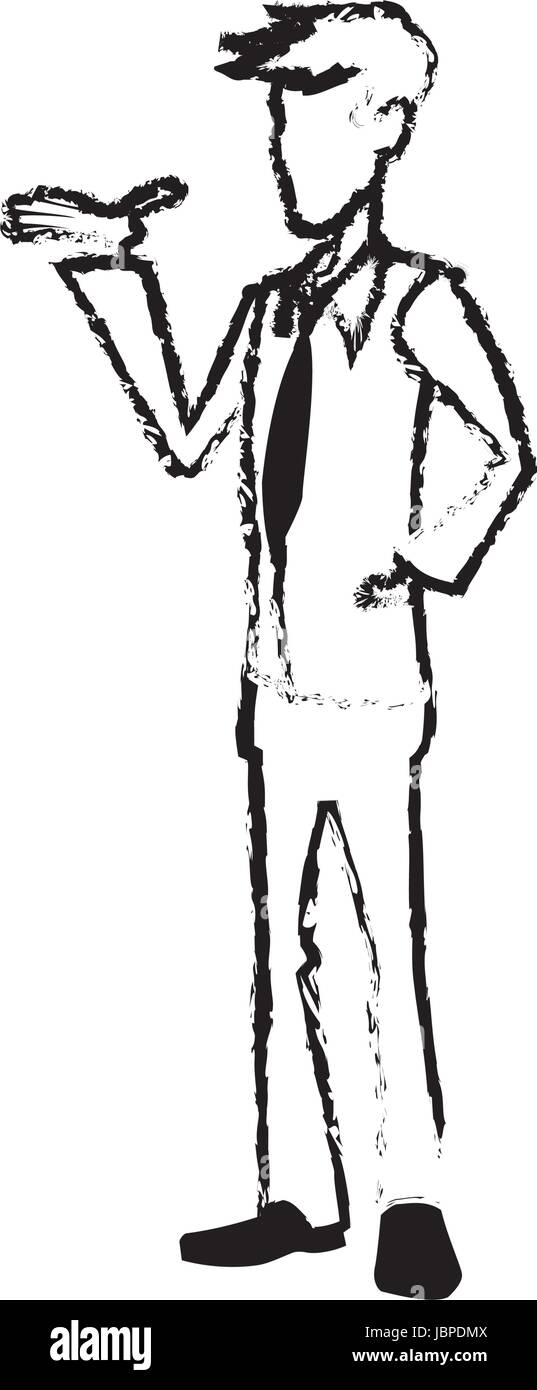 Hand in pockets pocket Stock Vector Images - Alamy