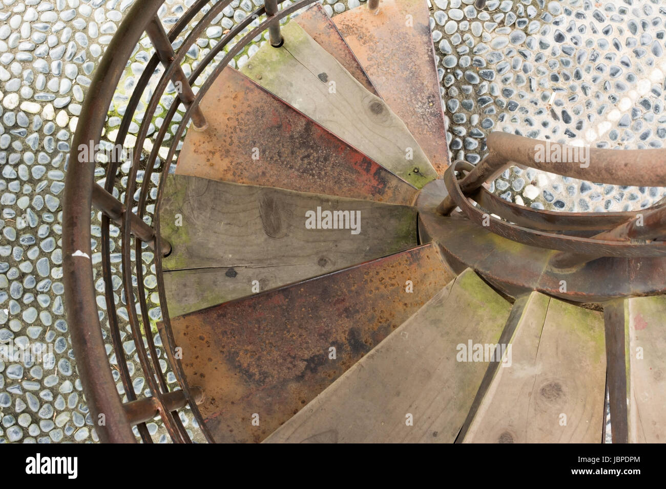 Old rusty staircase with nobody Stock Photo - Alamy