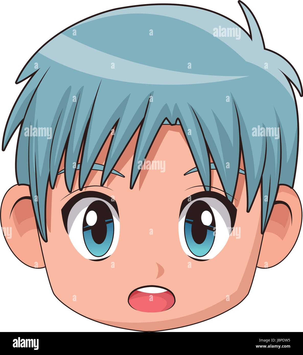 Boy Anime Male Manga Cartoon High Resolution Stock Photography and ...