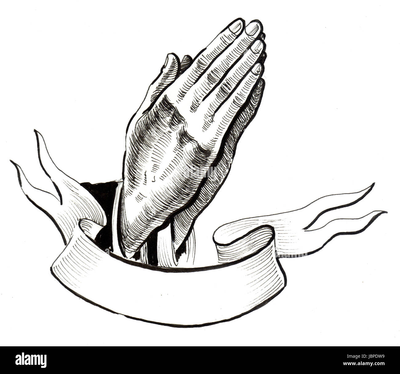 Praying hands Cut Out Stock Images & Pictures - Alamy