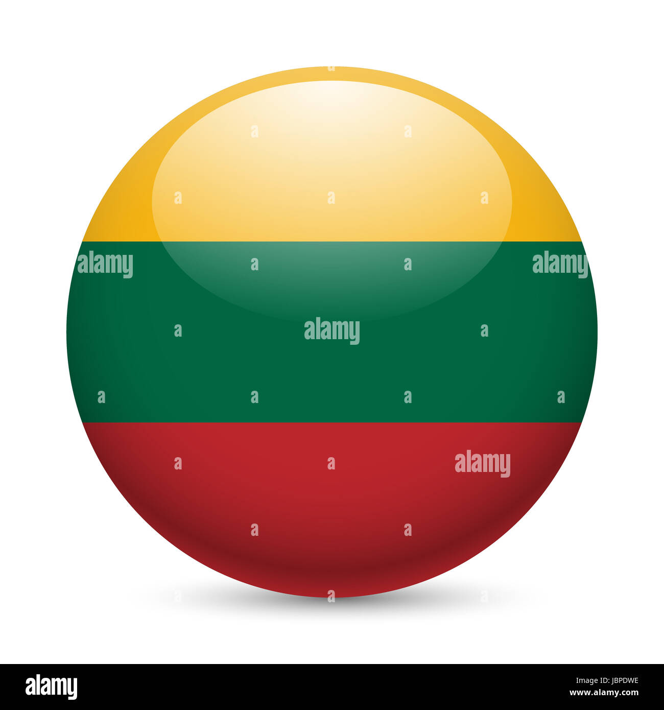 Round lithuanian flag hi-res stock photography and images - Alamy