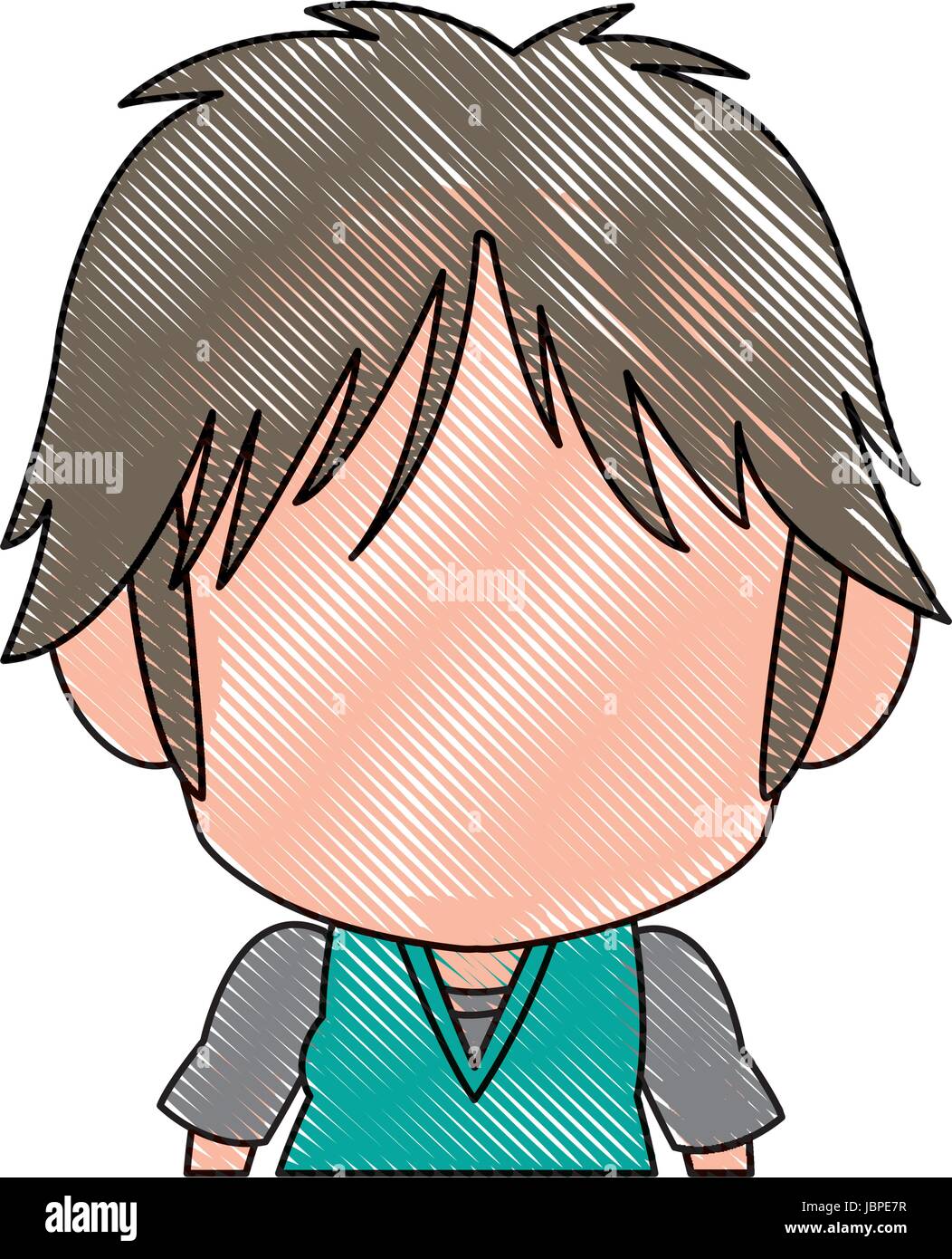 profile anime tennager faceless drawing Stock Vector Image & Art - Alamy