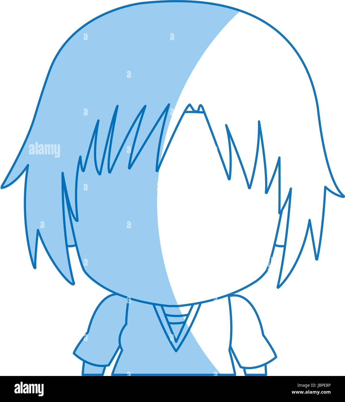 Anime portrait Stock Vector Images - Alamy