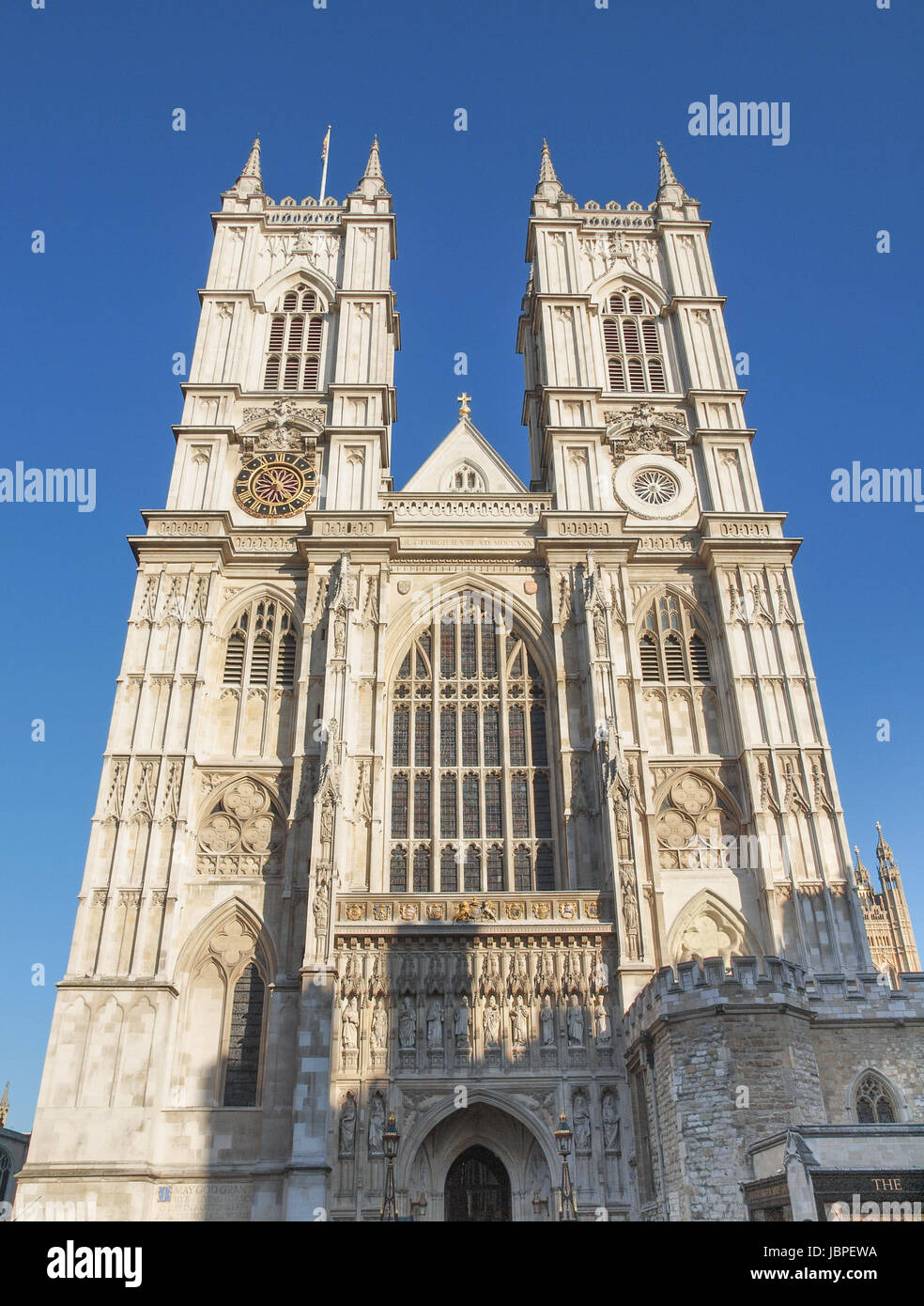 The Westminster Abbey church in London UK Stock Photo - Alamy