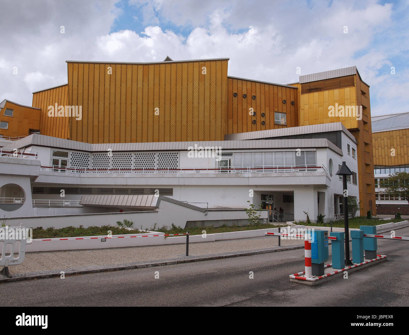 BERLIN, GERMANY - MAY 09, 2014: The Berliner Philharmonie concert hall ...