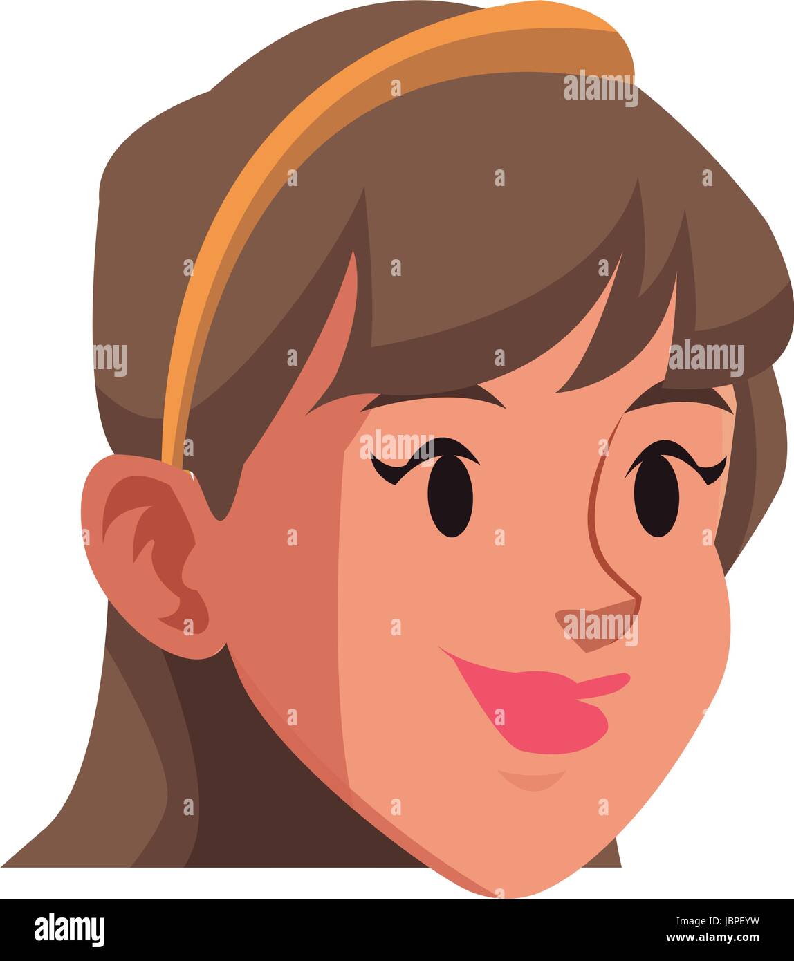 cartoon warrior princess woman in costume with armor shield Stock ...