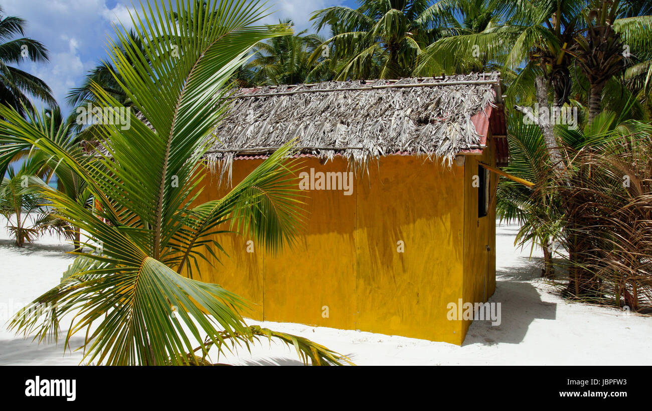 real caribbean paradise saona island Stock Photo - Alamy