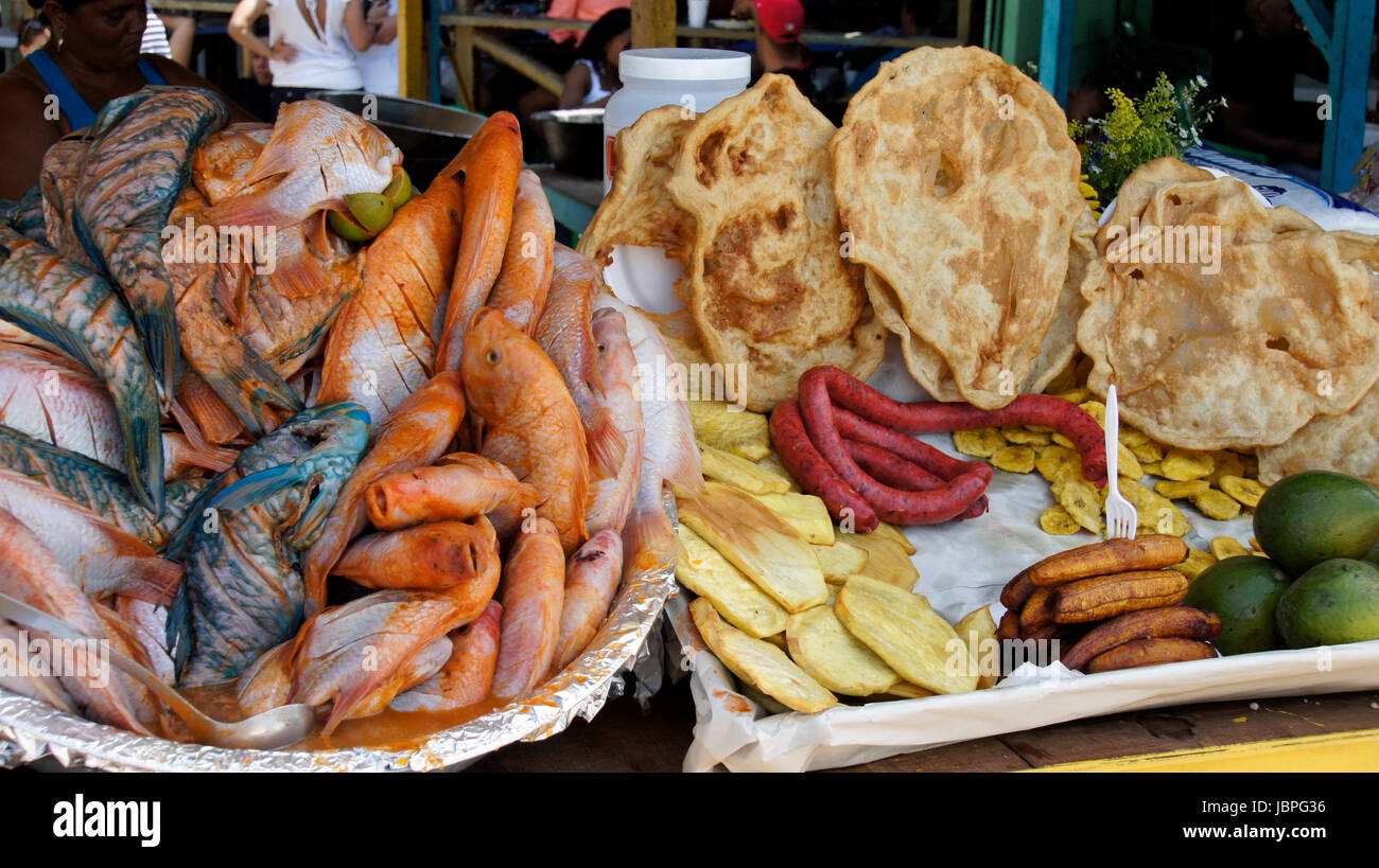 caribbean fishmarket in boca chica Stock Photo - Alamy