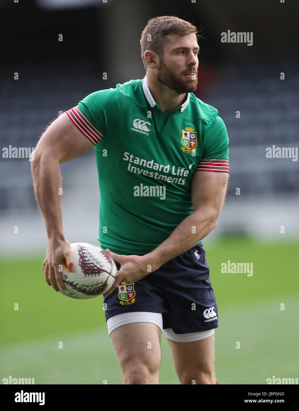 Lions Elliot Daly during the captain's run at Forsyth Barr Stadium ...