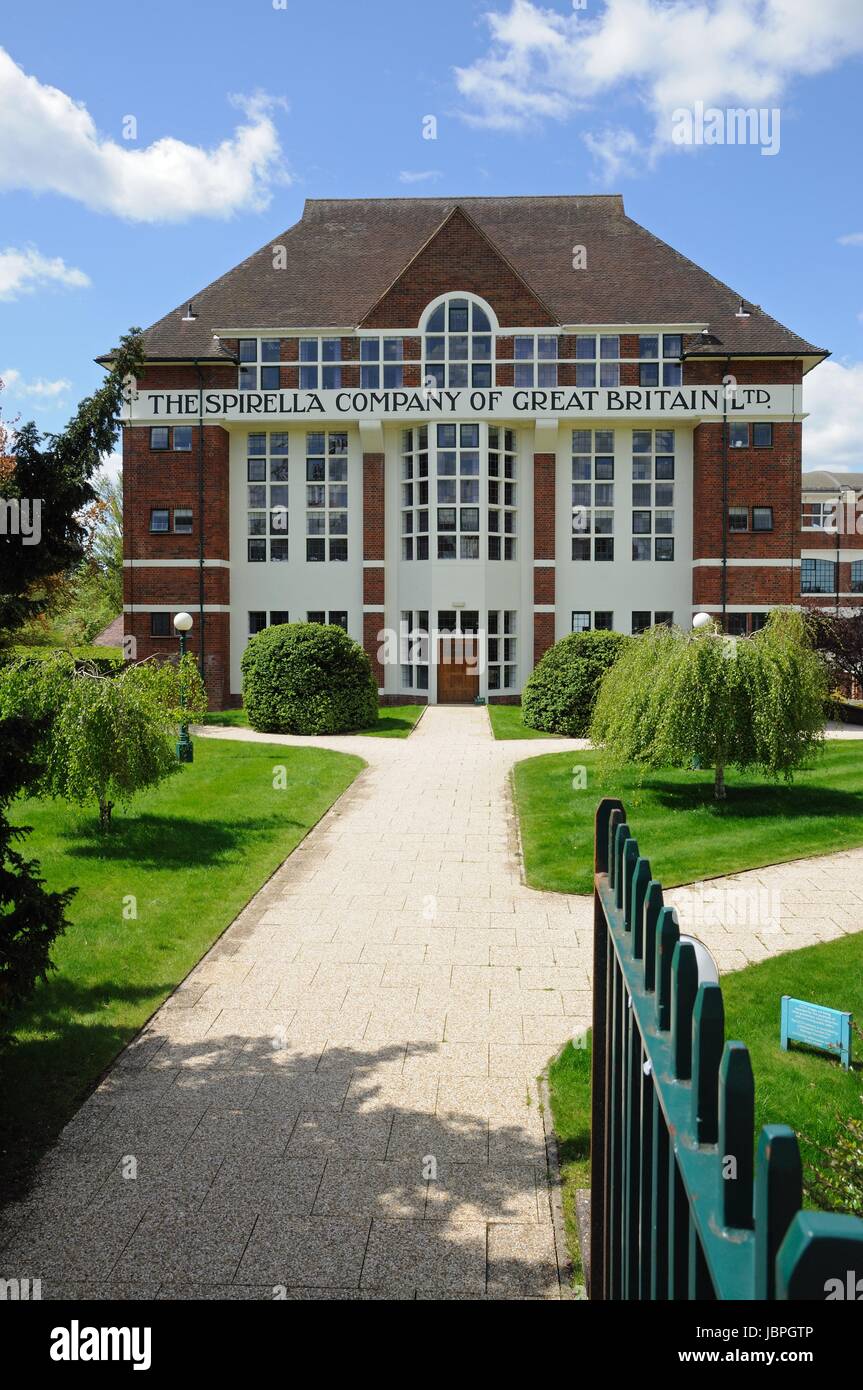 The Spirella Building, Letchworth Garden City, Hertfordshire. In 1999 ...