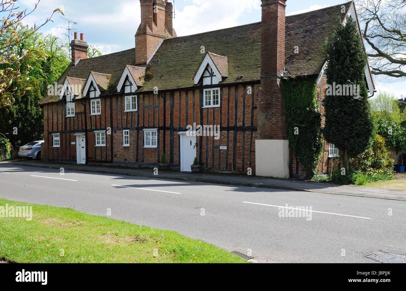 Hall Farm East/Hall Farm West, Seventeenth century timber framed brick ...