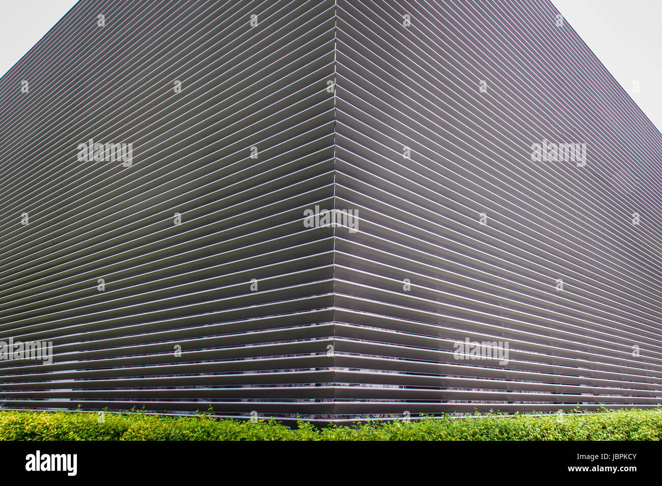texture of steel ventilation grille on the wall of a building Stock ...
