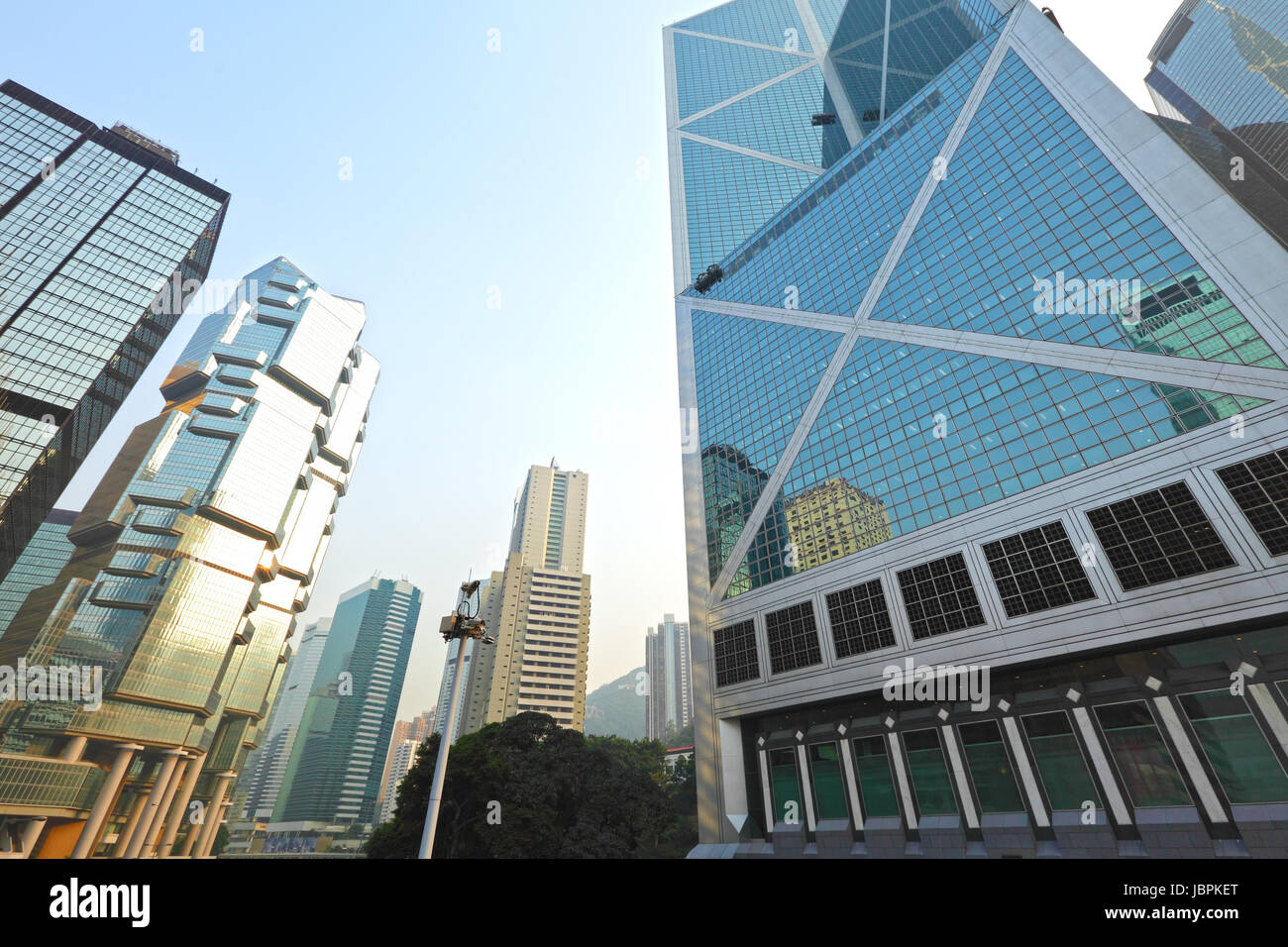 Modern building Landscape in Hong Kong Stock Photo - Alamy