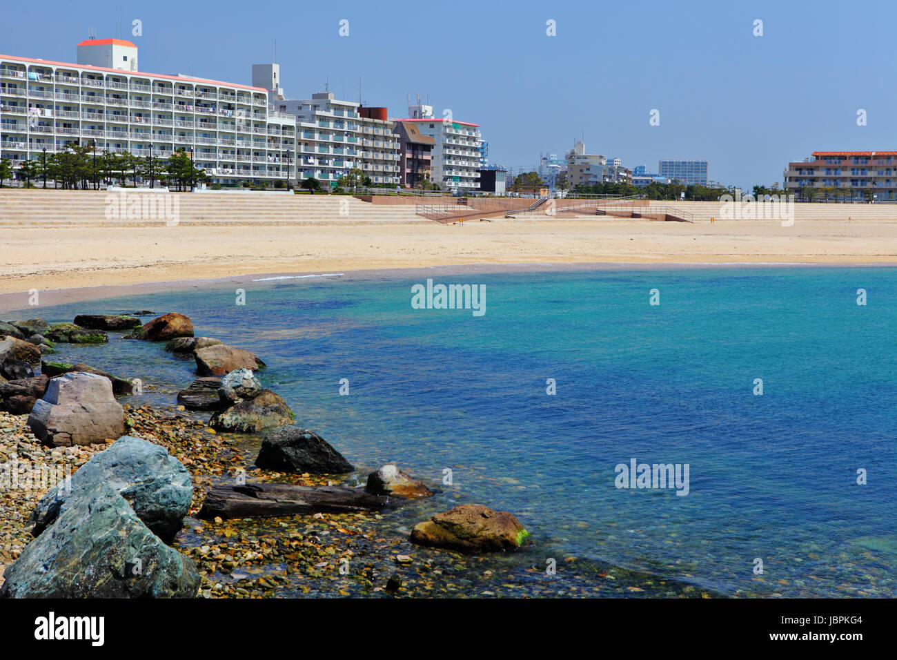 Beach in Kobe Stock Photo - Alamy