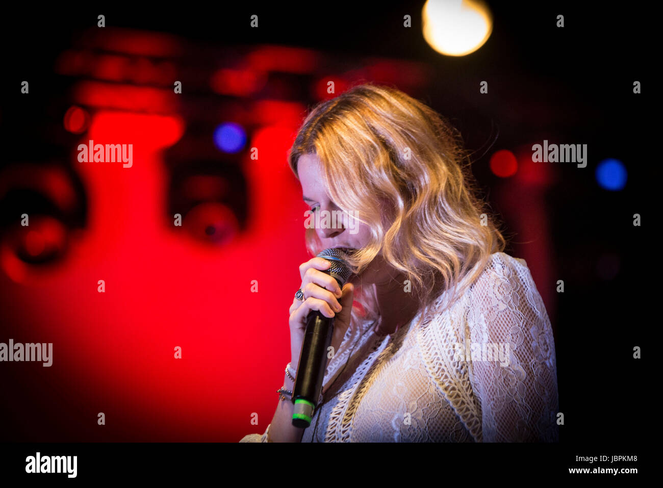 Treviolo, Italy. 11th June, 2017. Chiara Galiazzo, a famous Italian ...