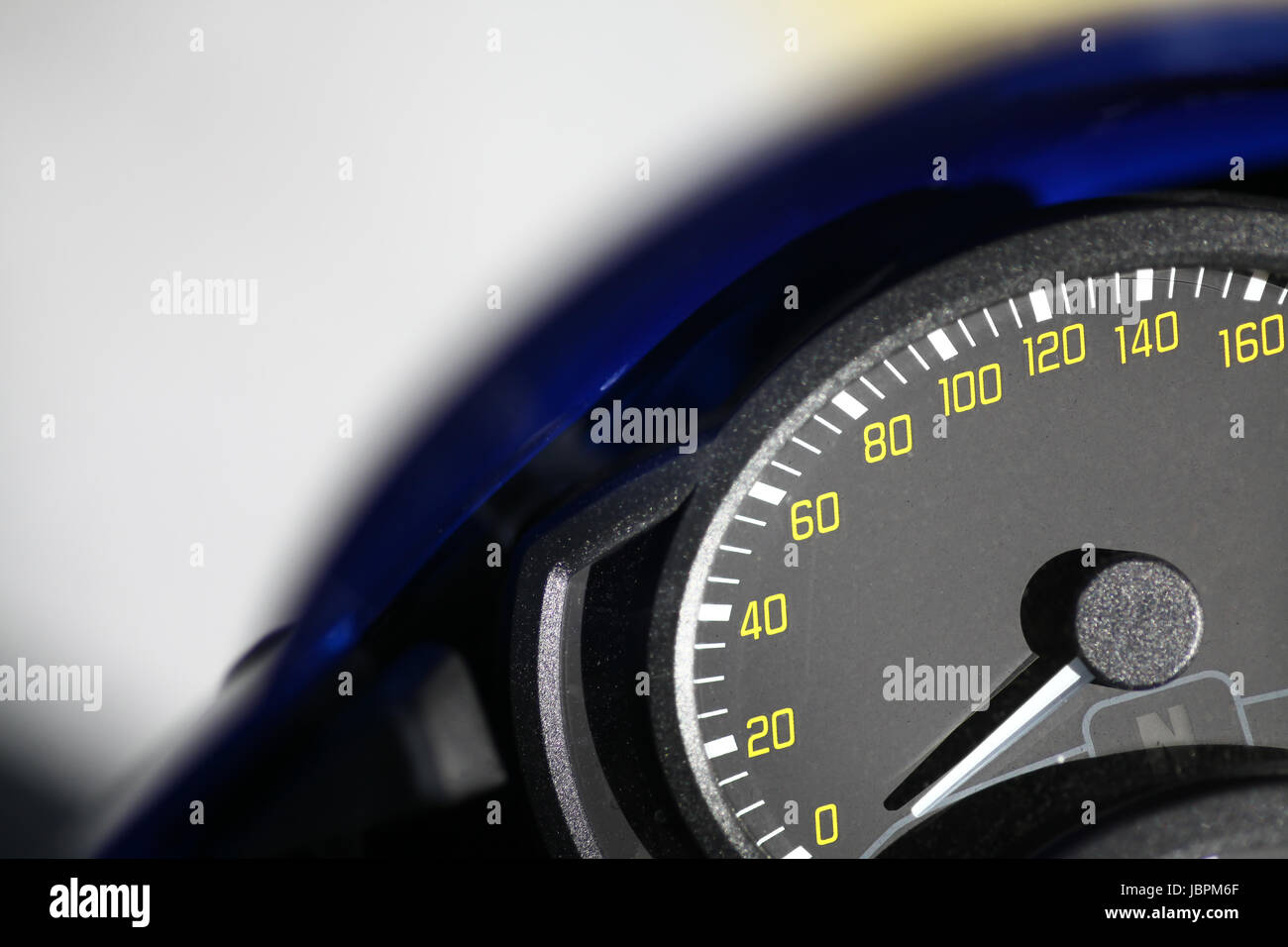 Detail of a speedometer of a motorcycle Stock Photo - Alamy