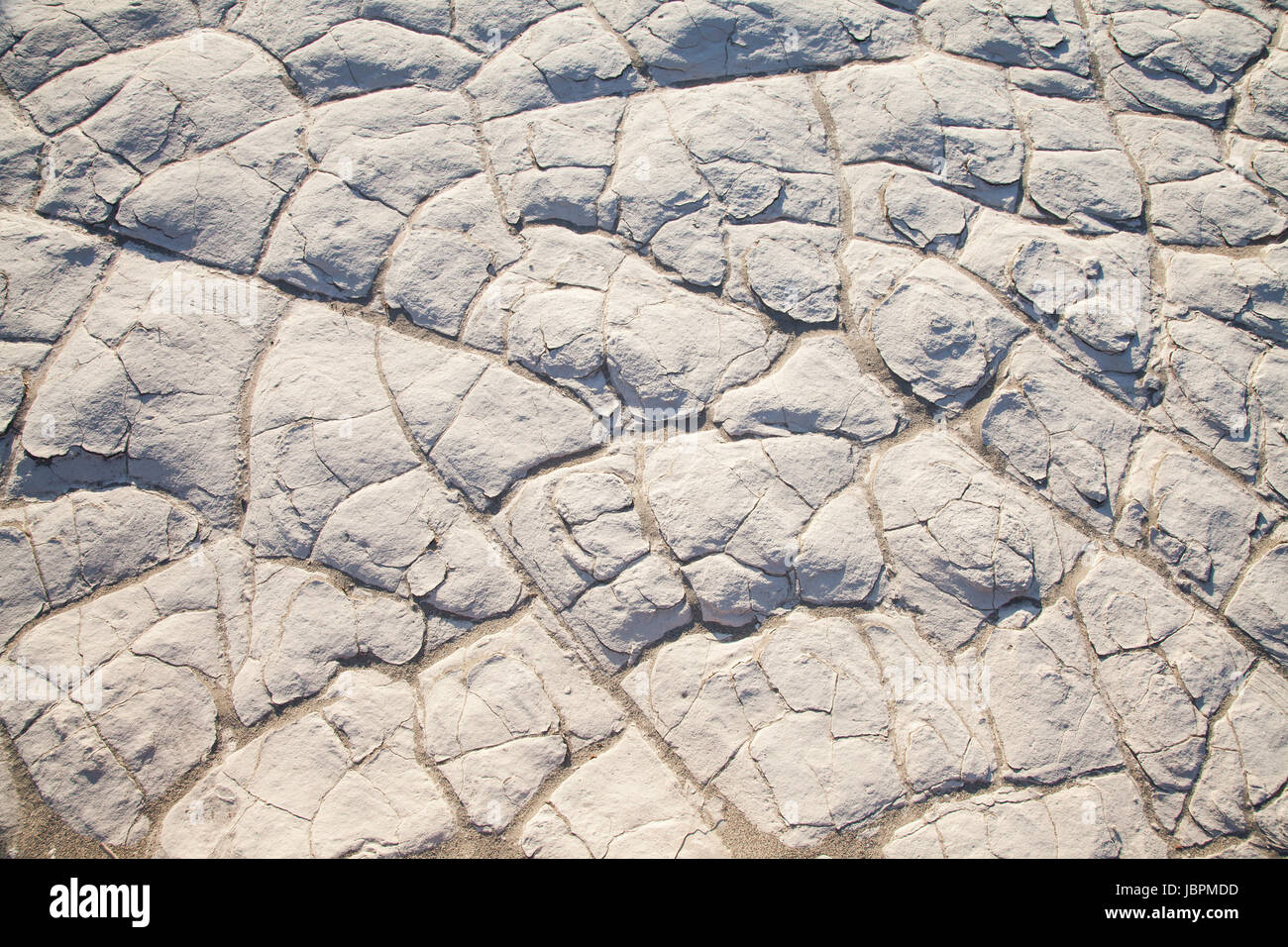 Death Valley, California. Detail of salt residue in the desert Stock ...