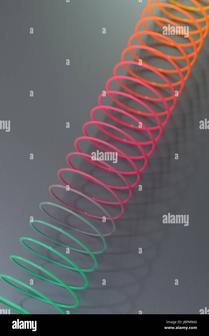 Slinky flexible flexibility abstract toy hi-res stock photography and ...