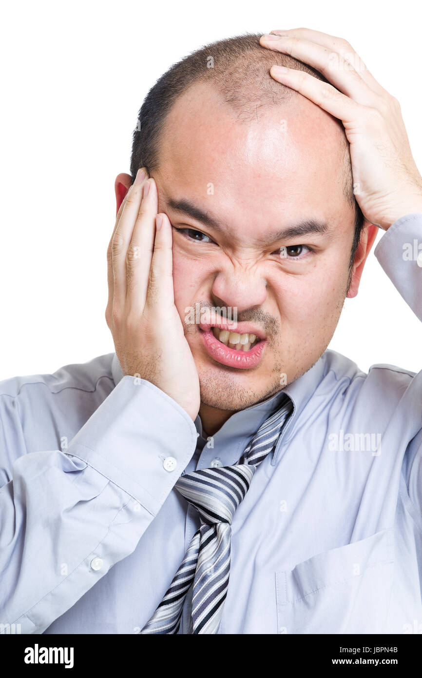 Boy suffering from headache hi-res stock photography and images - Alamy